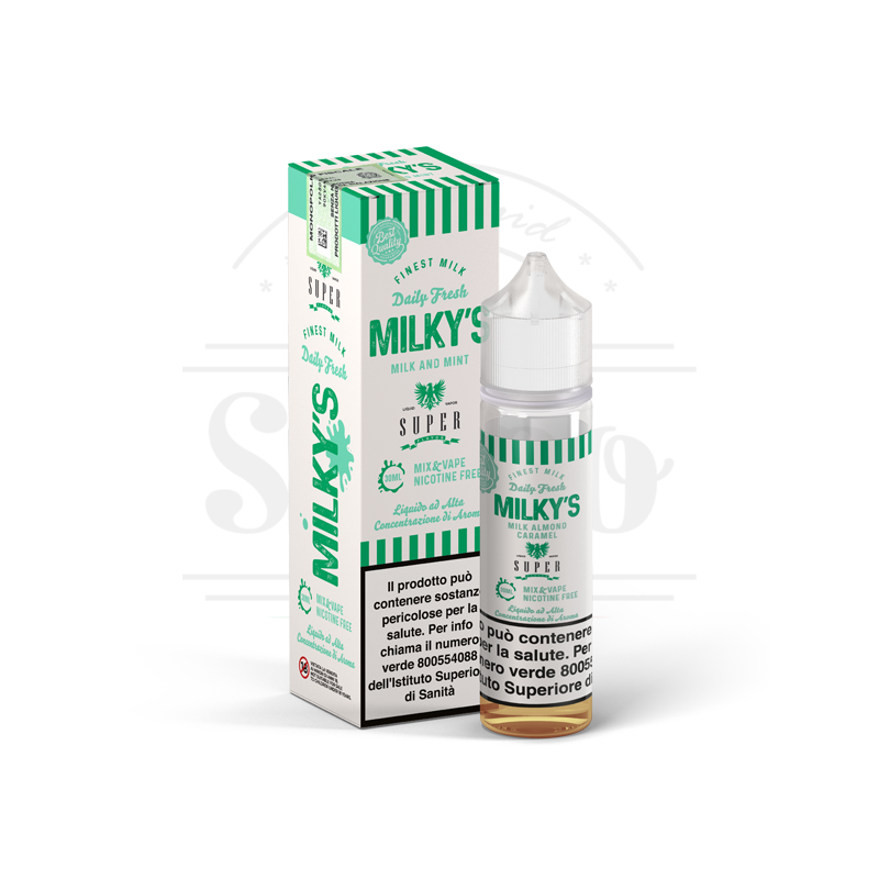 Milkys Mint Liquido 30ml mix and vape Super Flavor